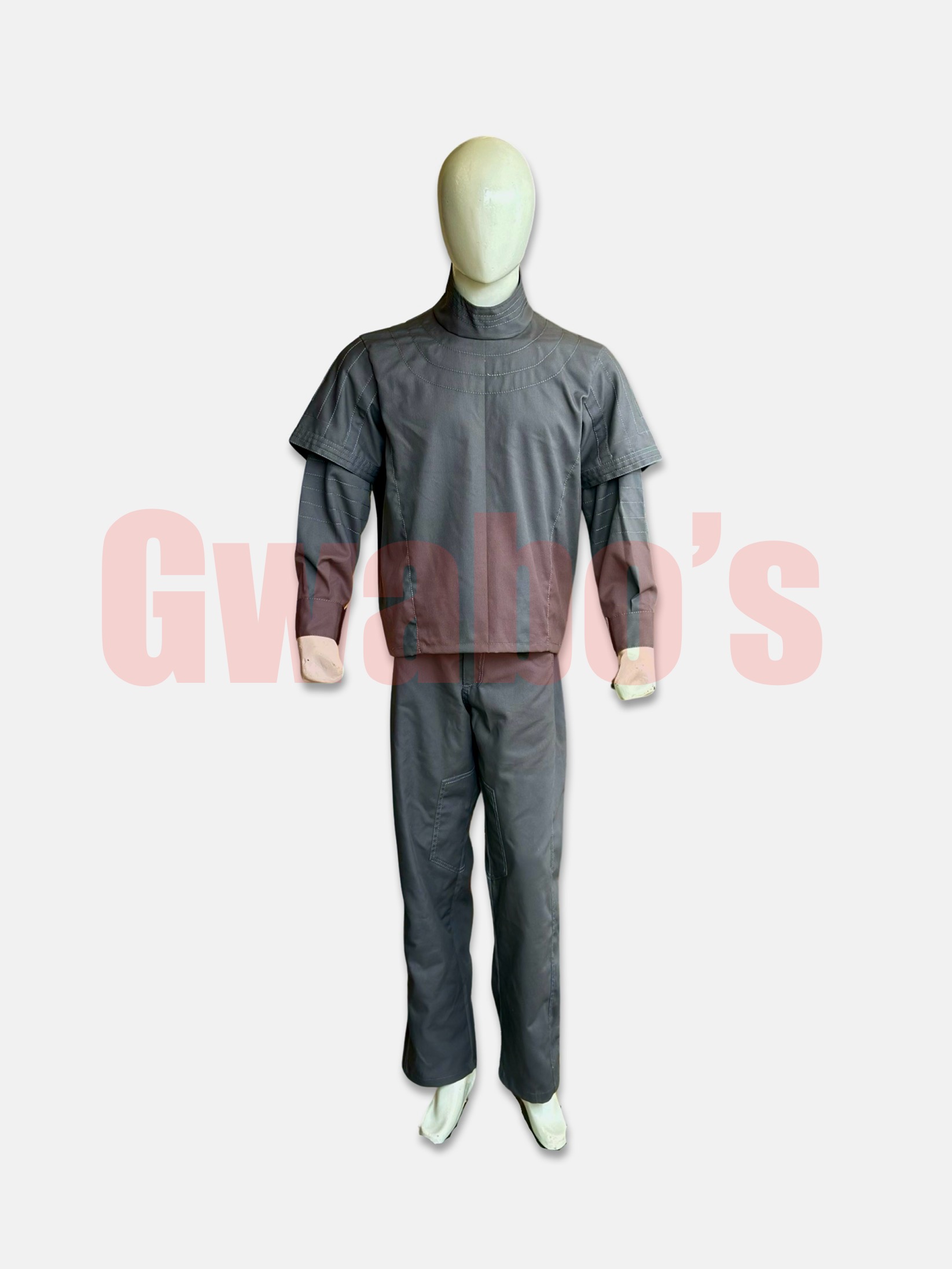 Custom Mandalorian Cosplay Suit and vest - Leather Closest